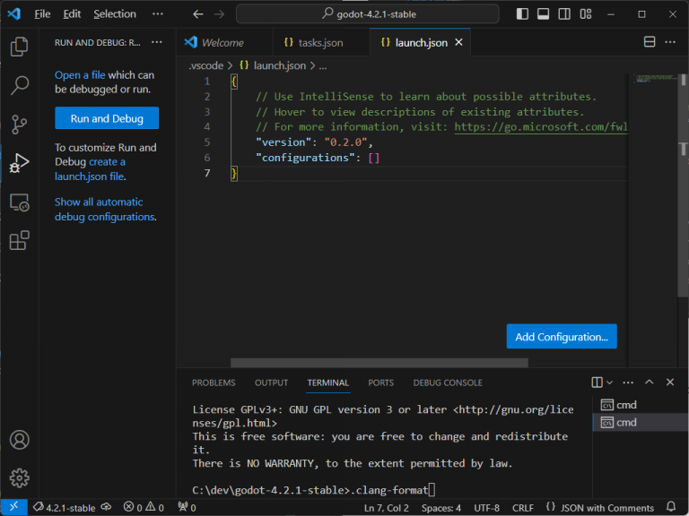 GODOT GDEXTENSIONの開発環境及びデバッグかんきょうを構築する | Junk-Box